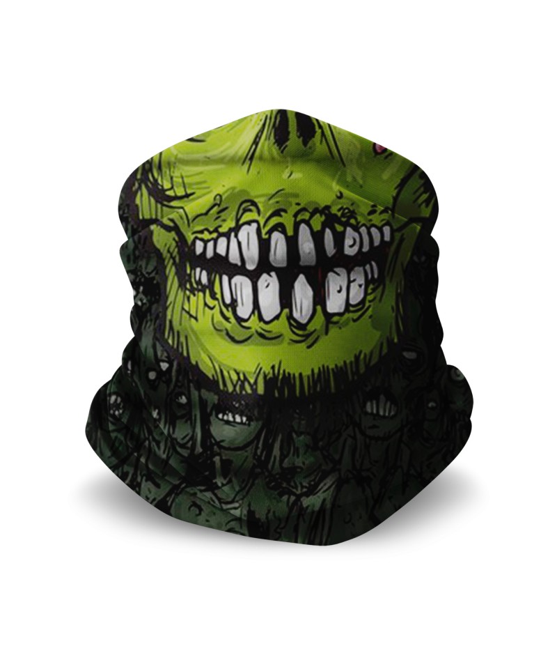 Zombie Mask Çocuk ve Yetişkin Motosiklet Buff'ı