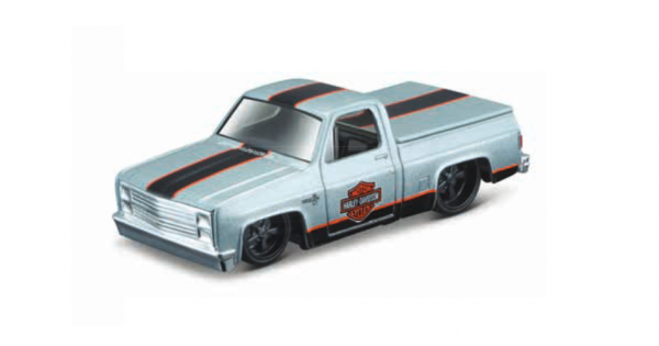 Harley Davidson Custom Cars Chevy 1500 1:64 Ölçek Model